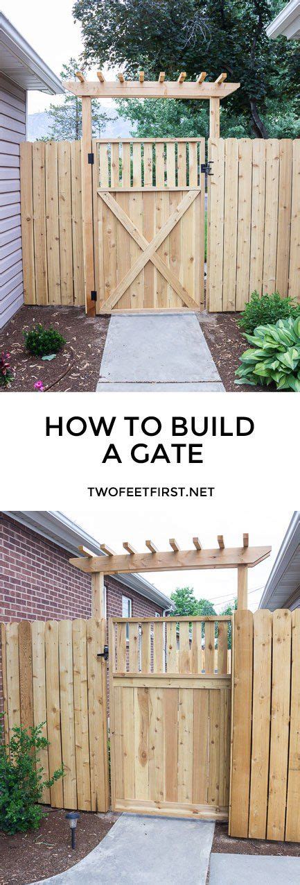 How To Build A Wooden Gate Building A Wooden Gate Wood Gate