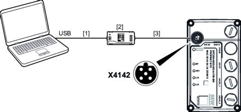 Connection Via Interface Adapter Usm21a