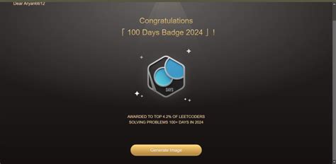 Passed 100 Days Of Coding Challenge With Leetcode Aryan Gupta Posted