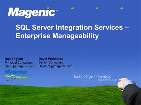 Sql Server Integration Services Enterprise Manageability Pdf