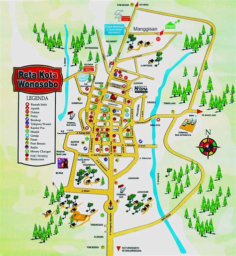 Homestay Pondok Besan Wonosobo Road Map