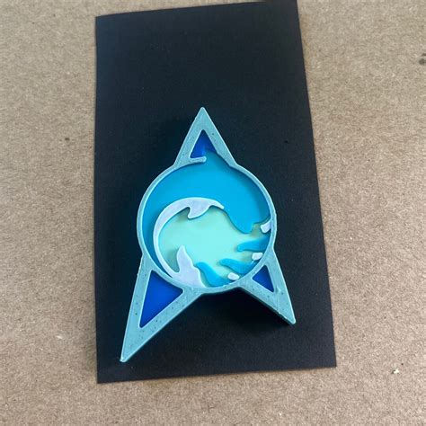 Cetacean Ops Magnet Badge Multicolor 3d Printed Lower Decks Etsy