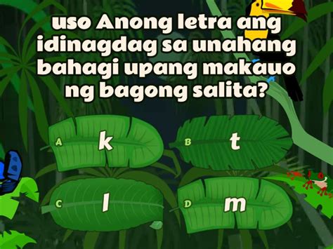 Pagdaragdag Ng Mga Letra Upang Makabuo Ng Bagong Salita Pagsusulit