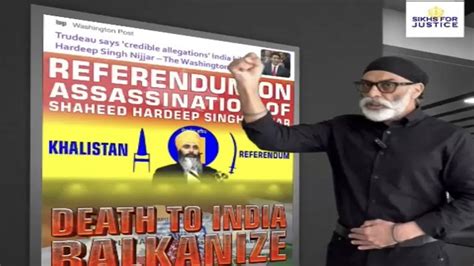 Khalistani Leader Threatens Asks Indo Canadian Hindus To Leave