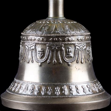Купить Колокольчик с ваджрой (серебристый), 17,5 см, Оригинальный ...