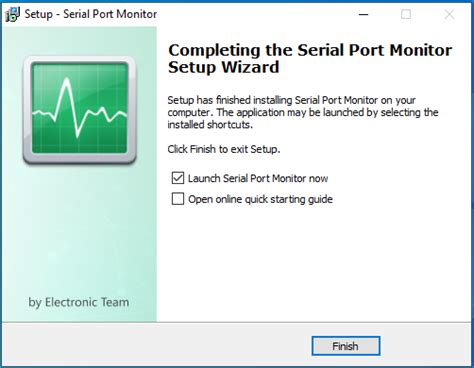 Serial Port Monitor Installation Electronic Team Inc