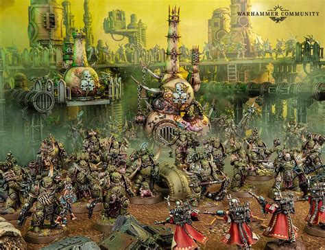 Warhammer 40k New Miniatures Of The Month Plague Marine And Coin Bell Of Lost Souls