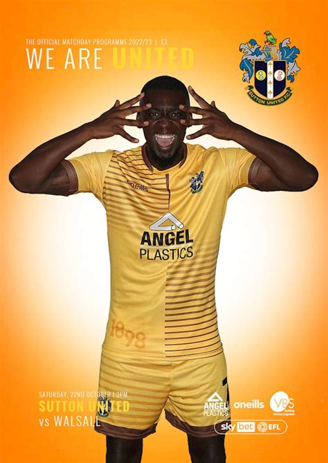 Walsall Programme Available To Order