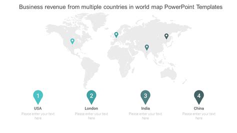 Fully Editable World Map With Countries Powerpoint Template Pptuniverse