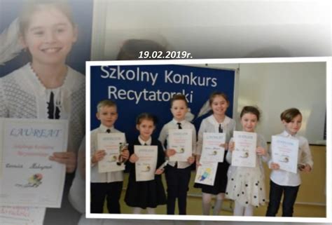 SZKOLNY KONKURS RECYTATORSKI FILM Szkoła Podstawowa Nr 3 im Leona