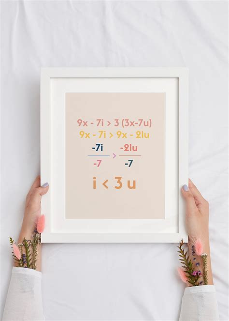 I Love You Math Equation Wall Art Poster T Shirt Mug Svg Etsy