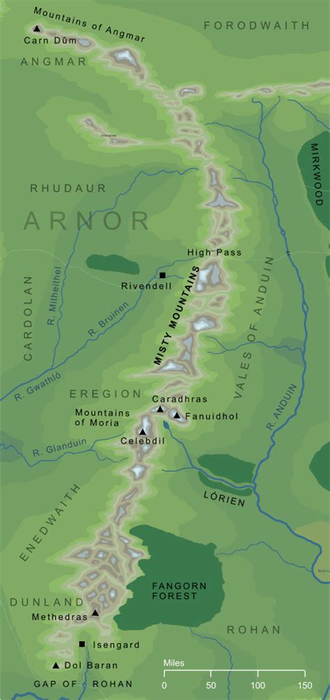 The Encyclopedia Of Arda Misty Mountains