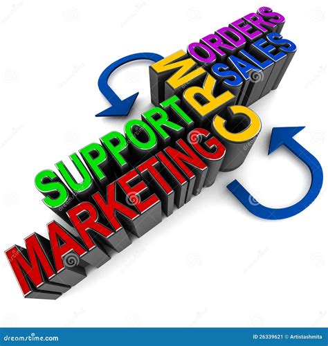 Crm Functions Stock Illustration Illustration Of Customer 26339621
