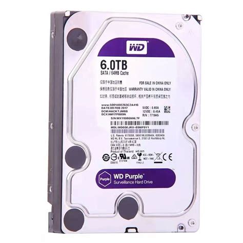 6 ТБ Внутренний жесткий диск Western Digital WD-P-BICO (WD60PURX ...