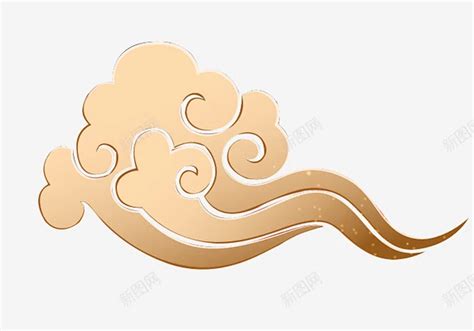 中国风金边花纹 平面电商 创意素材 花瓣网