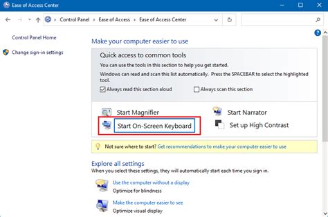 6 Ways To Turn On On Screen Keyboard In Windows 10