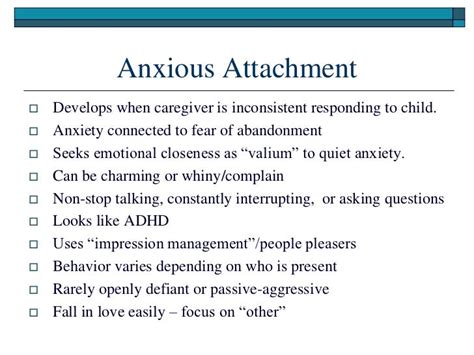 Attachment disorders presentation
