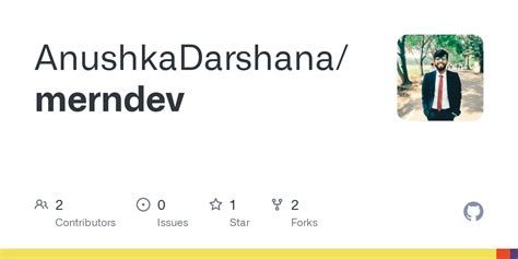 GitHub AnushkaDarshana Merndev