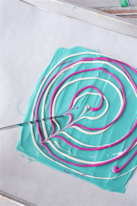 Sparkly Mermaid Bark Candy For An Easy Under The Sea Sweet A Magical Mess