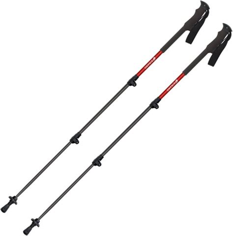 Amazon Shinanoシナノ トレッキング ポール ロングトレイル115 2023年モデル 7815623003 レッド
