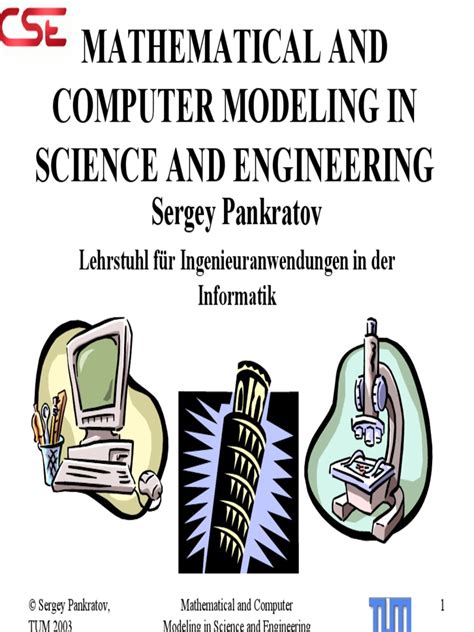 Mathematical And Computer Modeling In Science And Engineering Pdf