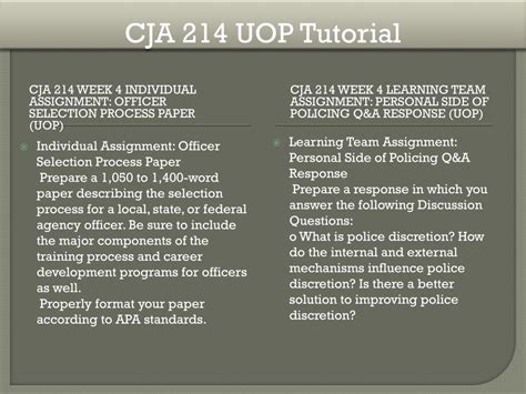 Ppt Cja 214 Uop Tutorial Cja214dotcom Powerpoint Presentation Free