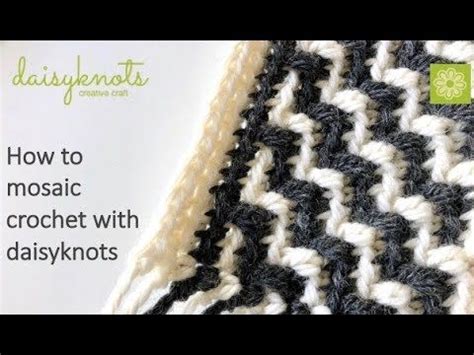 How To Read A Mosaic Crochet Chart And To Mosaic Crochet YouTube