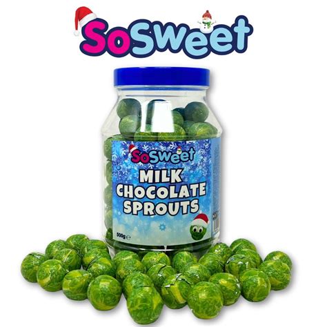 Sosweet Milk Chocolate Sprouts Jar 500g