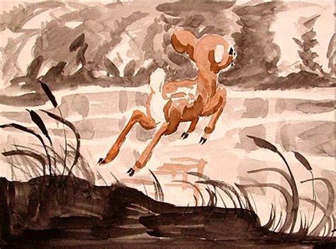 Concept Art From Bambi 1942 By David Hall Rdisney