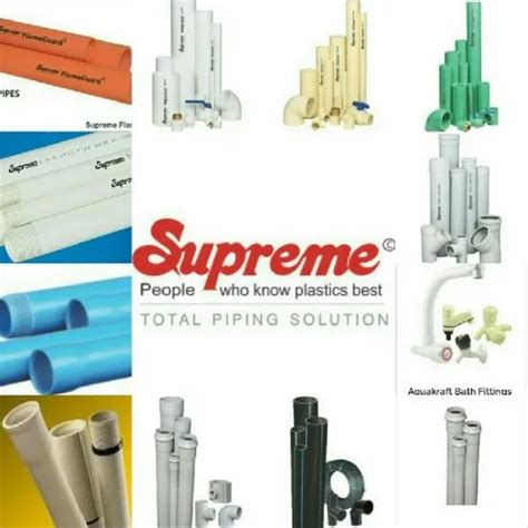 Supreme PVC Pipes Supreme Agriculture Pipes Latest Price Dealers