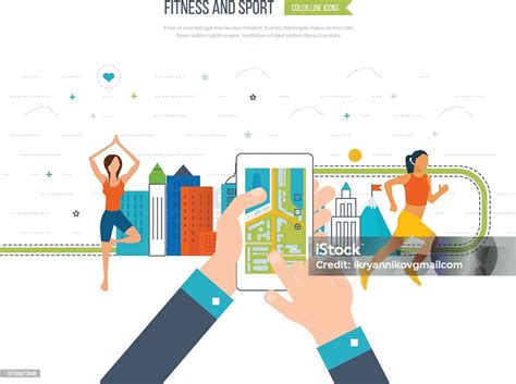 벡터 휴대전화출장요리 앱 컨셉입니다 On 터치스크린을 사용해야만 접근이 가능합니다 강사에 대한 스톡 벡터 아트 및 기타 이미지 강사 건강한 생활방식 건물 외관