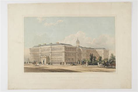 St Marys Mary Le Bone And Paddington Hospital North East View In