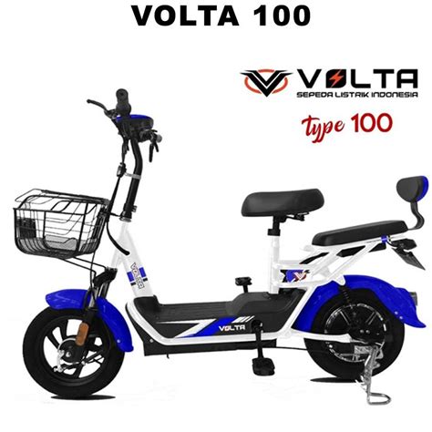 Jual Sepeda Motor Accu Listrik Volta Bike Shopee Indonesia