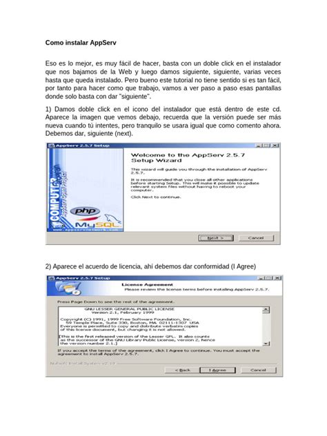 manual de instalacion appserv pdf