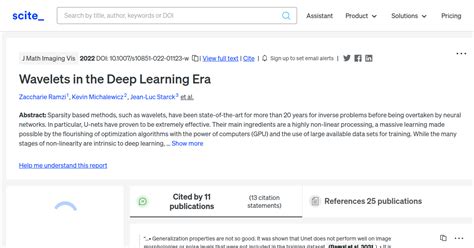 Wavelets In The Deep Learning Era
