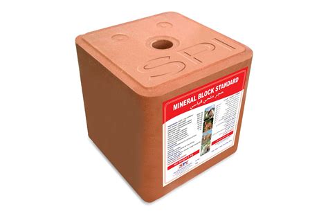 Mineral Block Red Standard 10 Kg Bluedawn Vet