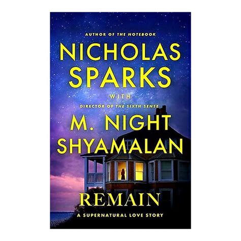Supernatural Love Story Remain By Sparks And Shyamalan — Marston Moor