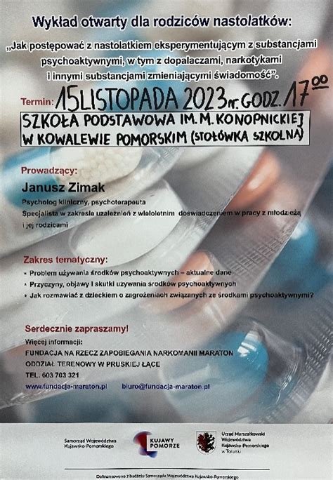 WYKŁAD OTWART DLA RODZICÓW NASTOLATKÓW