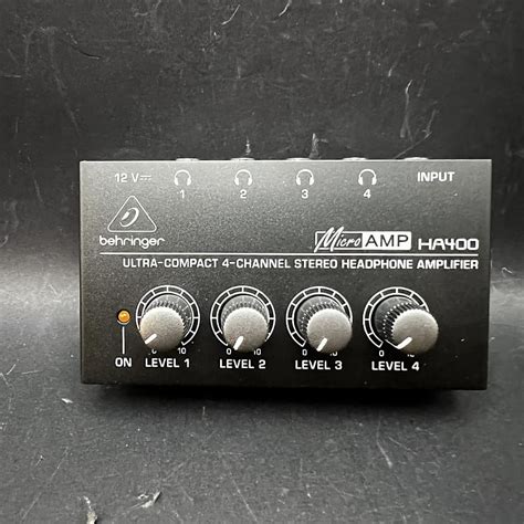 Behringer Ha 400 Headphones Amp Reverb