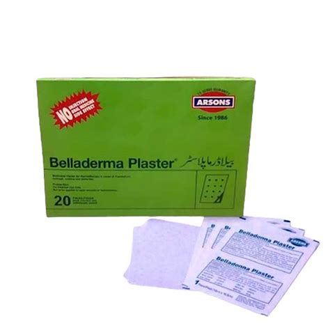 Arsons Belladerma Plaster One Health