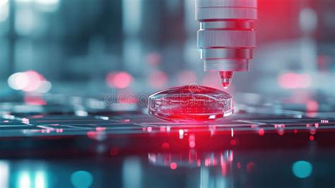 High Tech Scanners Analyzing Objects Laser Precision 3d Illustration