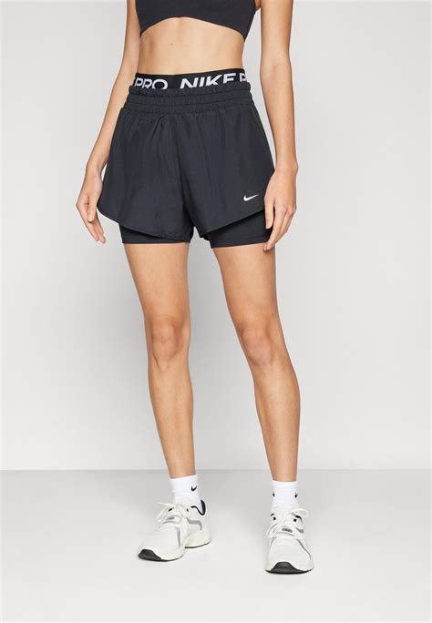 Nike Performance Short 2 In 1 Shorts Black White Whiteschwarz