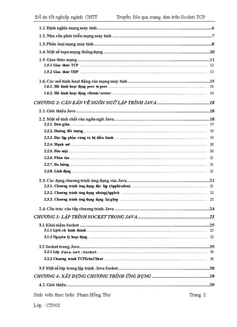 Tìm Hiểu Lập Trình Socket Tcp Trong Java Và ứng Dụng Truyền File Qua Mạng