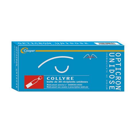 Opticron Collyre Conjonctivite Allergique 30 Unidoses