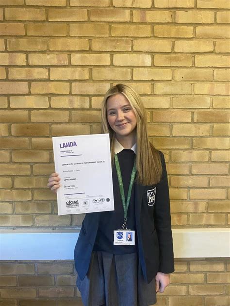 Lamda Acting Exams King Solomon High School