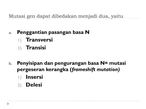 Ppt Mutasi Powerpoint Presentation Free Download Id 1895824