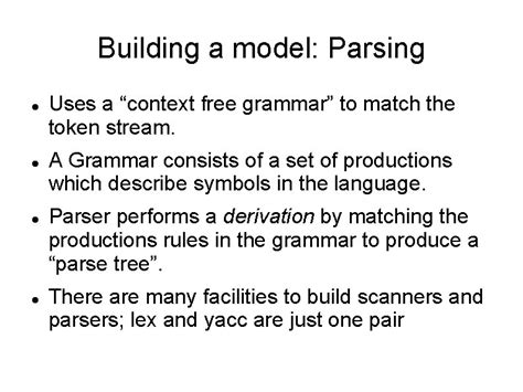 Chapter 4 Static Analysis Summary 1 Building A