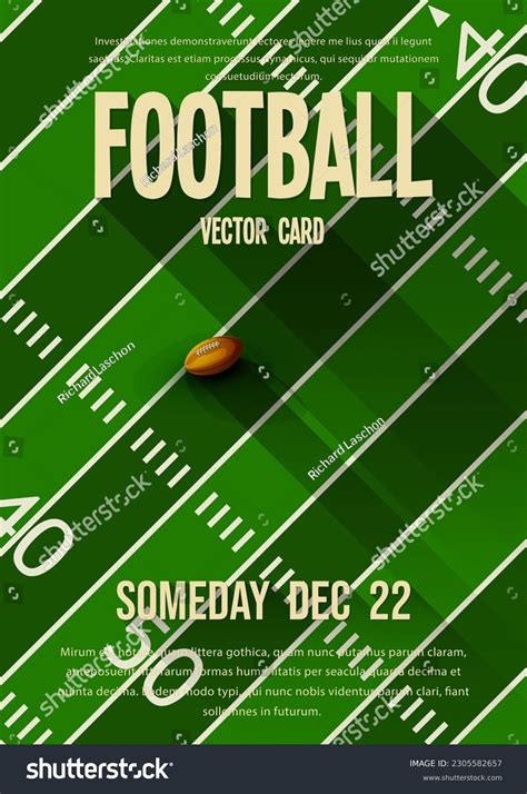 Nfl Football Field Template