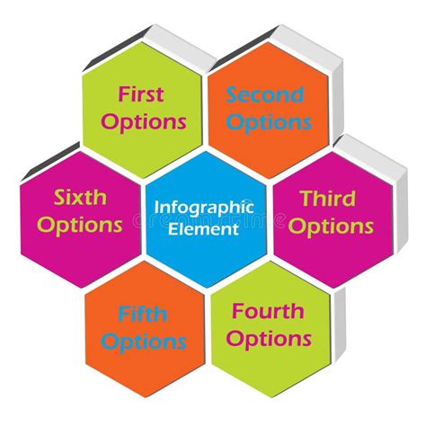 Vector Hexagonal Infographic Element Stock Vector Illustration Of Sexangle Vector 280336541