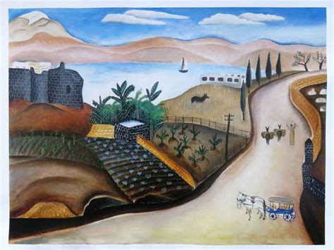 ראובן רובין הדרך לטבריה 1926 פוסטר למכירה הגלריה און ליין